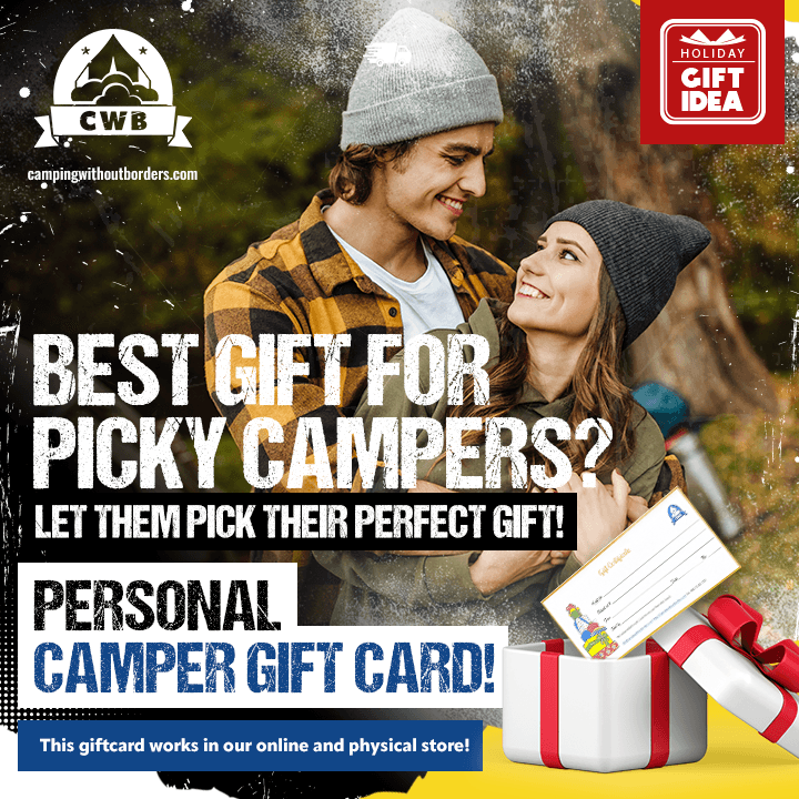 Giftcard for loved ones - Camping Without Borders